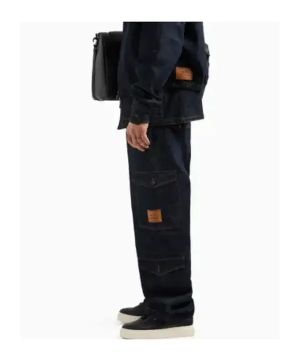 Armani Exchange Wide Leg Cargo Jeans