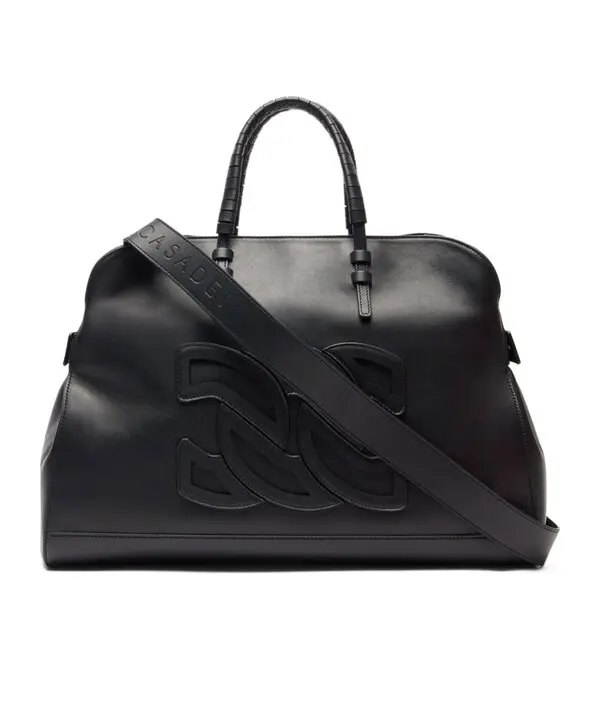 Casadei Park Avenue Leather Travel Bag