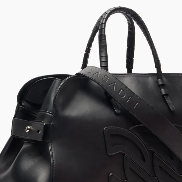 Casadei Park Avenue Leather Travel Bag