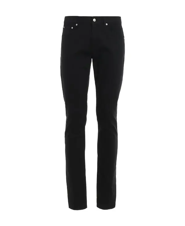 Alexander McQueen Embroidered Detail Jeans