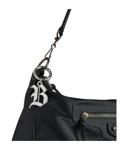 Balenciaga B Logo Keychain