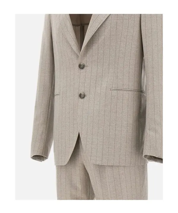 Tagliatore Pinstriped Two-piece Suit - Nude