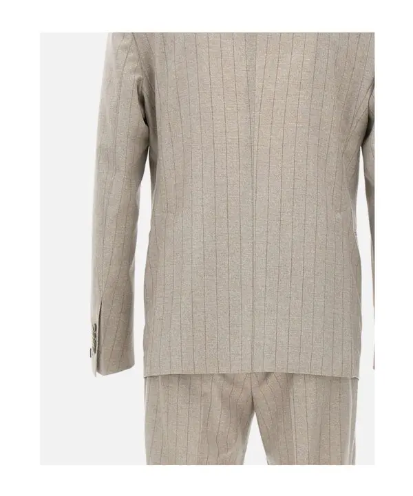 Tagliatore Pinstriped Two-piece Suit - Nude