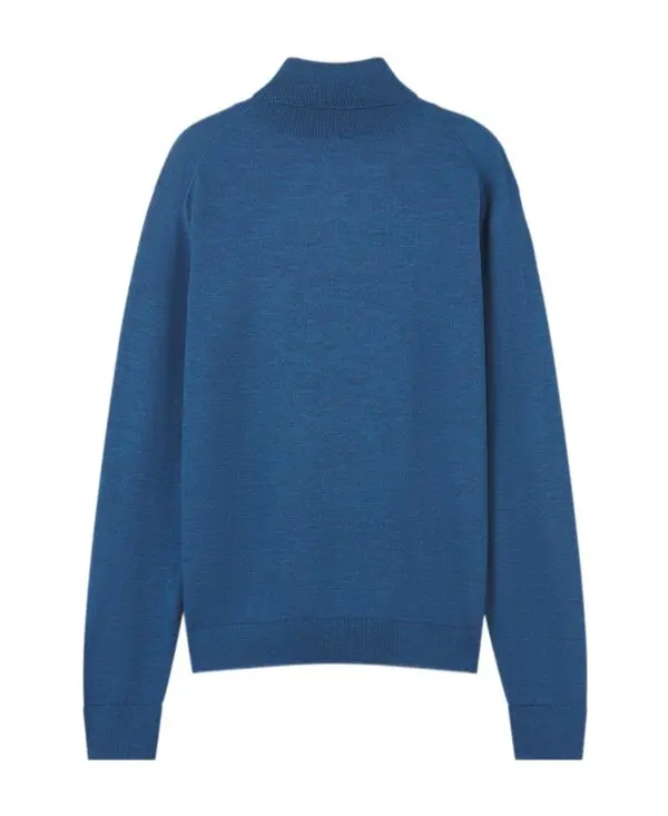 Maison Kitsuné Fox Head Patch Wool Turtleneck Sweater