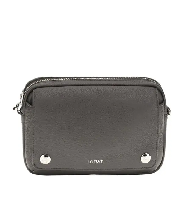 Loewe Small Pebble Messenger Bag - Black