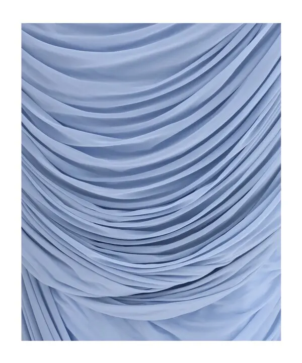 Magda Butrym Draped Midi Skirt - Blue
