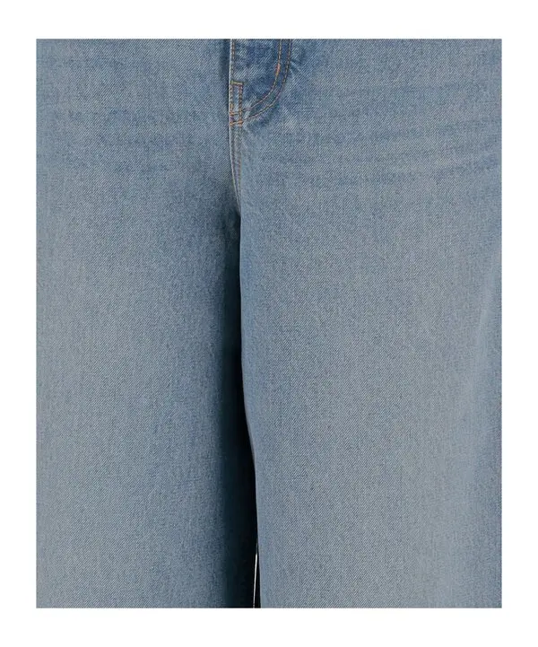 Chloé High-waisted Wide-leg Jeans - Ice-blue
