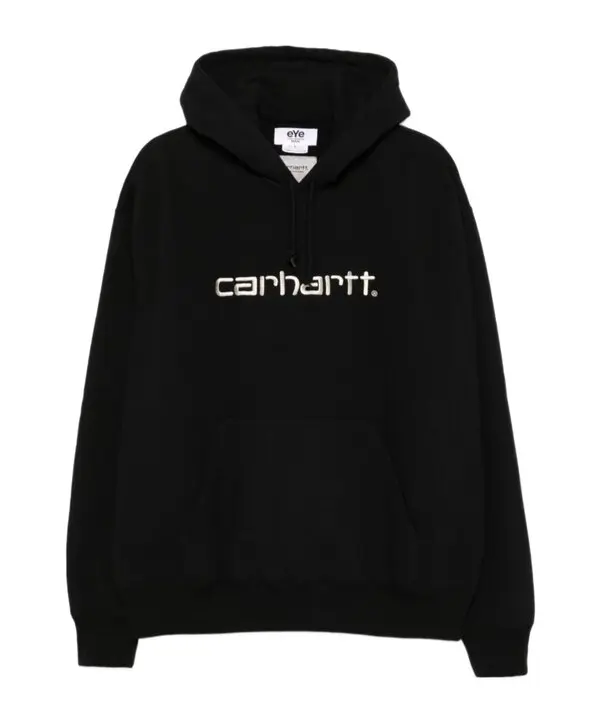 Junya Watanabe X Carhartt Hoodie With Logo Print - Black