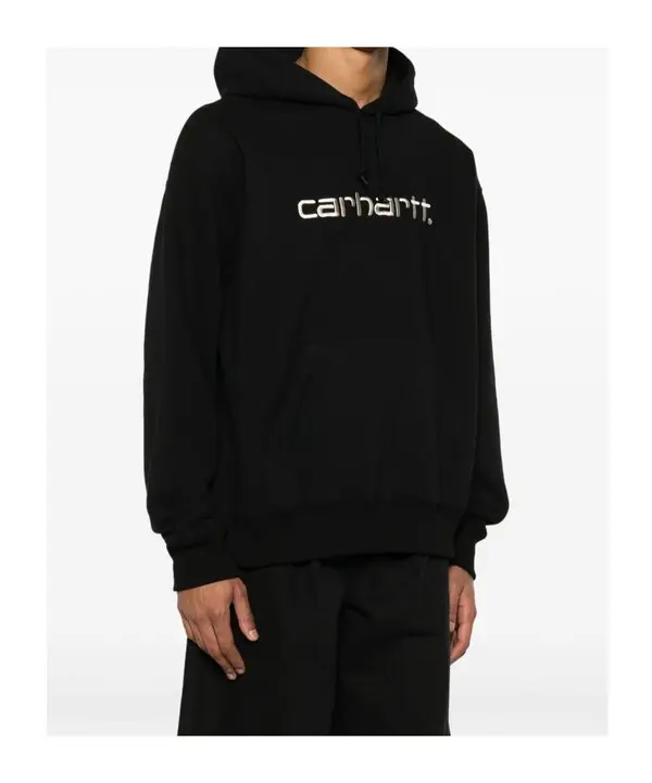 Junya Watanabe X Carhartt Hoodie With Logo Print - Black
