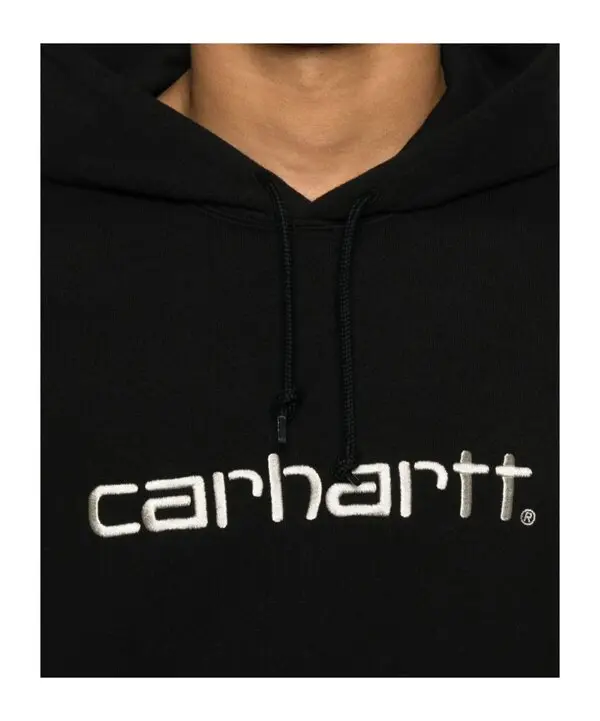 Junya Watanabe X Carhartt Hoodie With Logo Print - Black