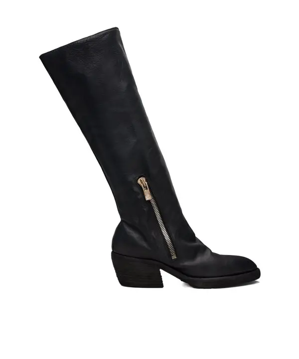 Guidi Soft Horse Side Zip Tall Boots
