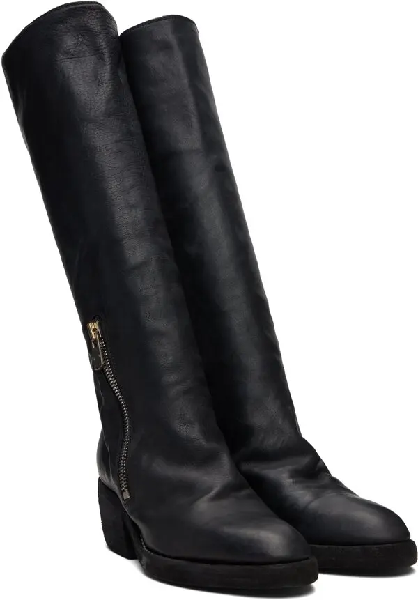 Guidi Soft Horse Side Zip Tall Boots