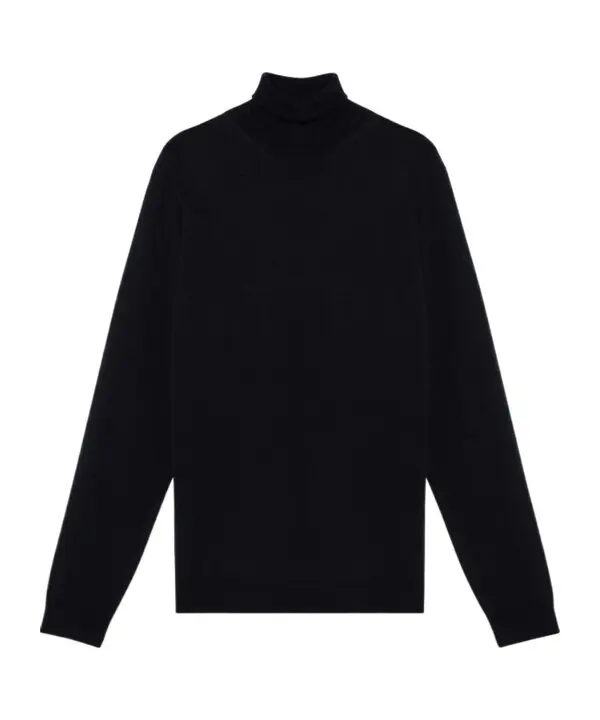 ROBERTO COLLINA Turtleneck Knit Sweater - Black