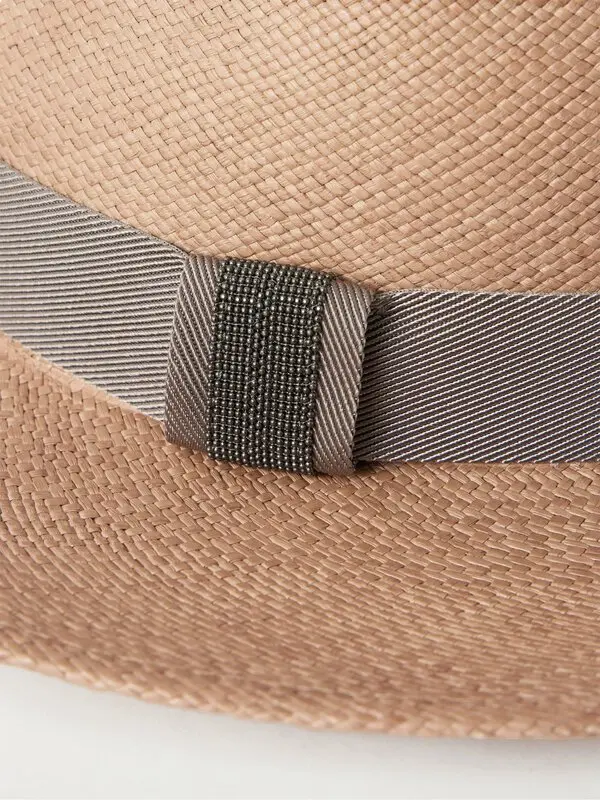 Brunello Cucinelli Embellished Wide-brimmed Fedora