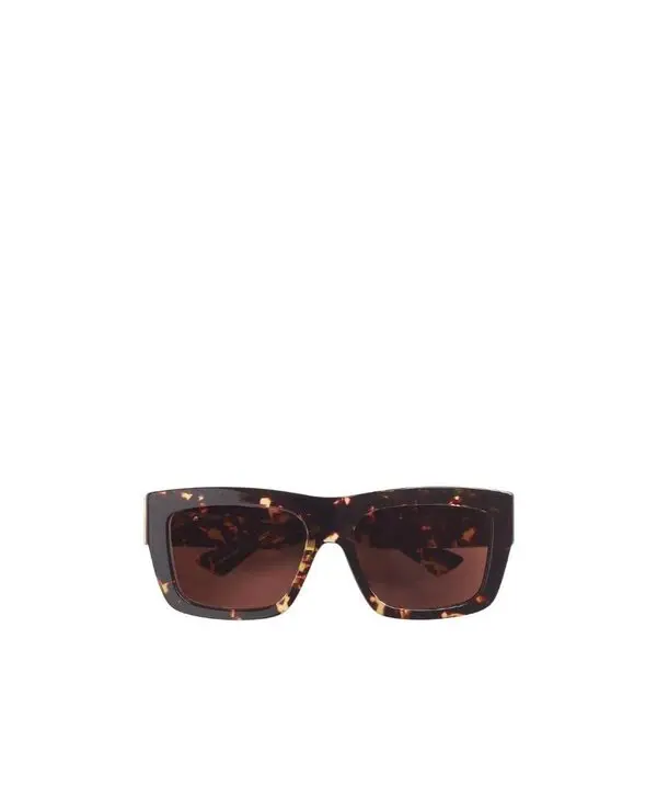 Bottega Veneta Square Frame Sunglasses - Black