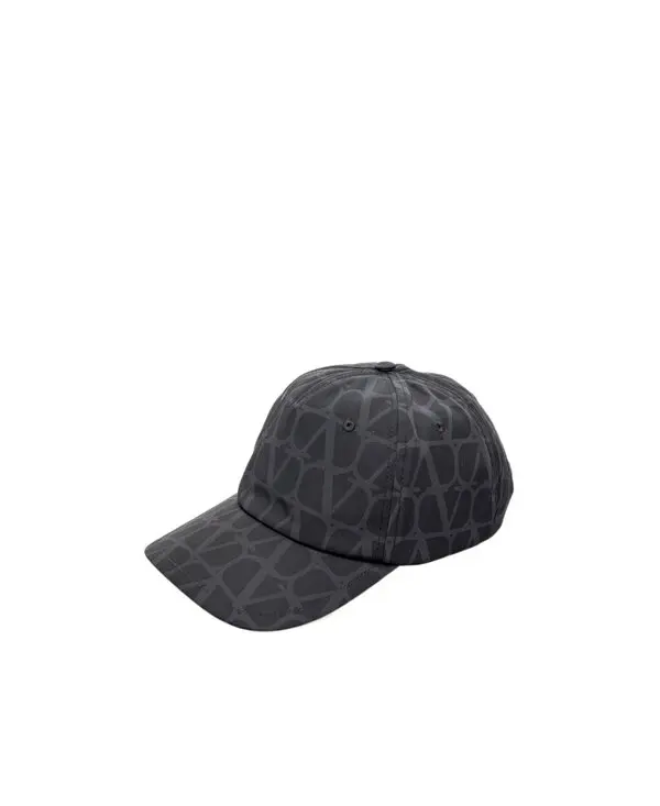 Valentino Garavani Toile Iconographe Baseball Cap - Black