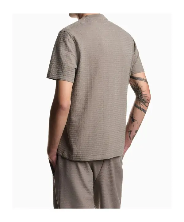 Emporio Armani Textured T-shirt - Grey