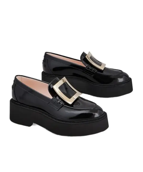 ROGER VIVIER Viv' Rangers" Loafers With Metal Buckle