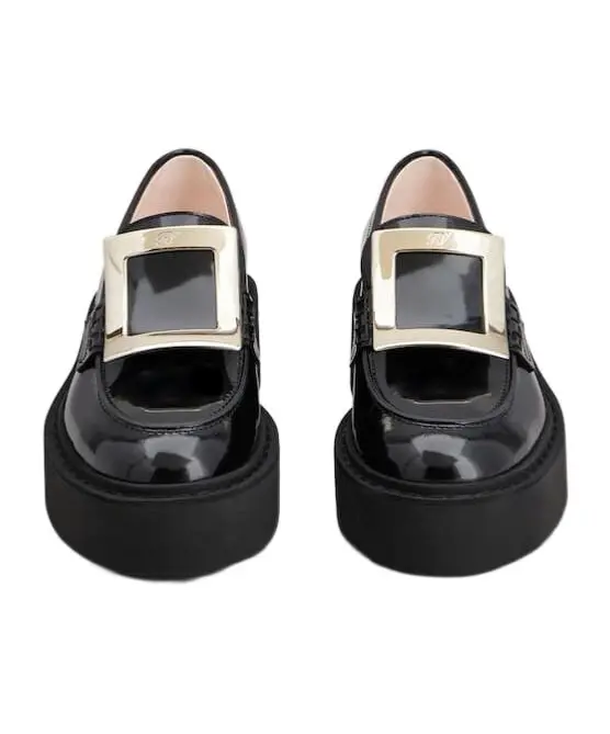 ROGER VIVIER Viv' Rangers" Loafers With Metal Buckle