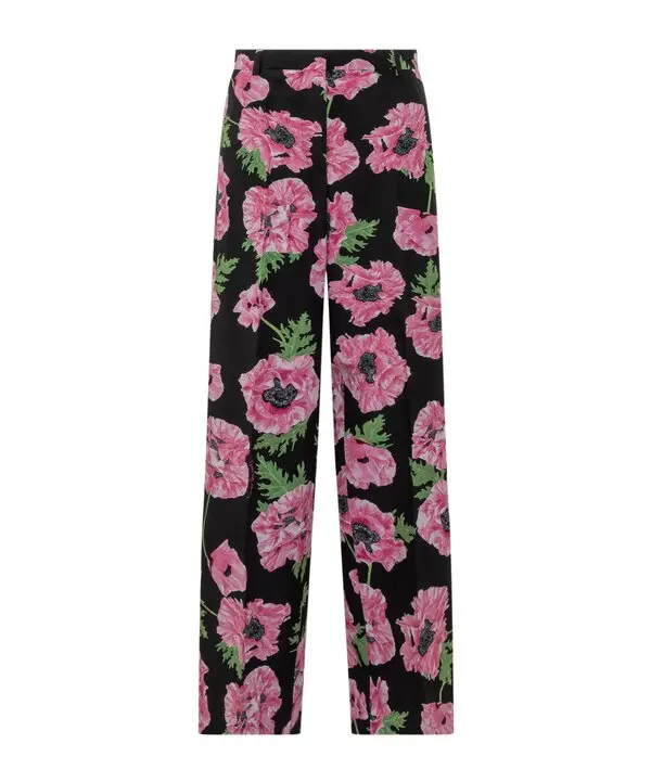 Stella McCartney Floral Print Straight-leg Pants - Multicolor