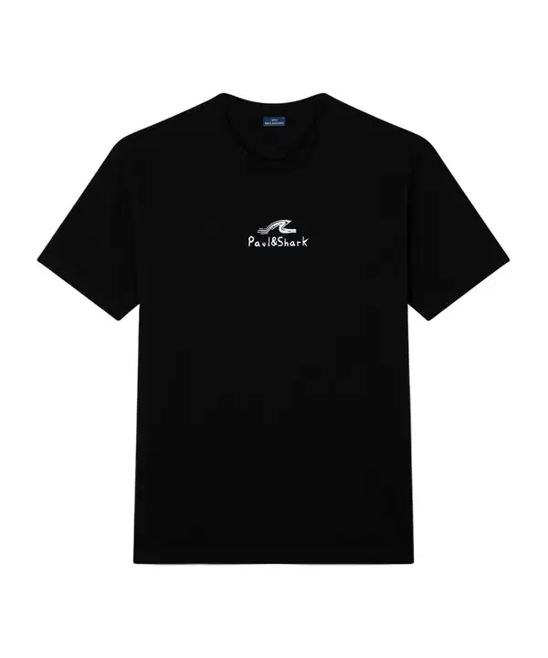 PAUL  SHARK Paul Shark Shark Printed Crewneck T-shirt