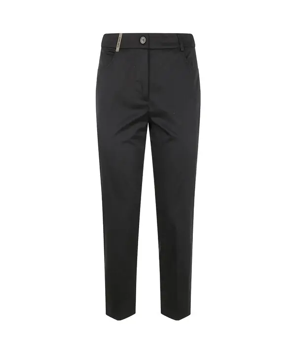 Peserico Tapered Trousers With Belt Loops