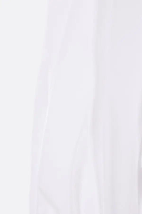 Alaïa Poplin Balloon Sleeve Shirt - White
