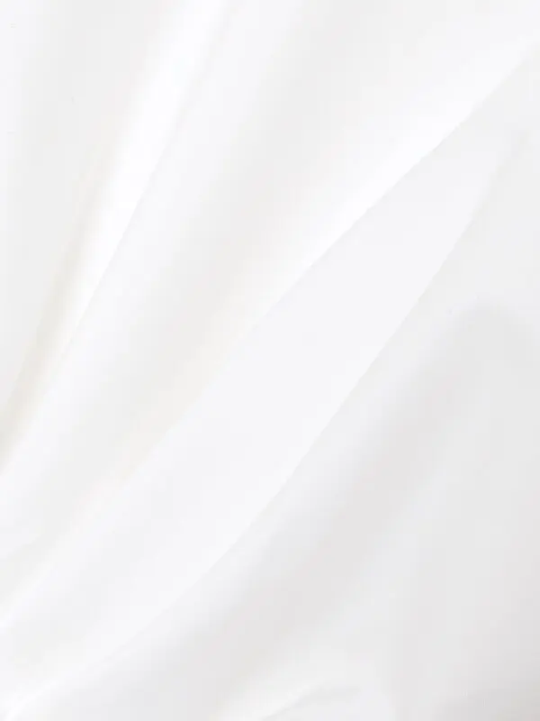 Alaïa Poplin Balloon Sleeve Shirt - White