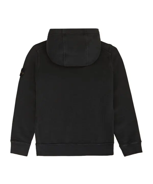 Stone Island Long Sleeve Hoodie - Black