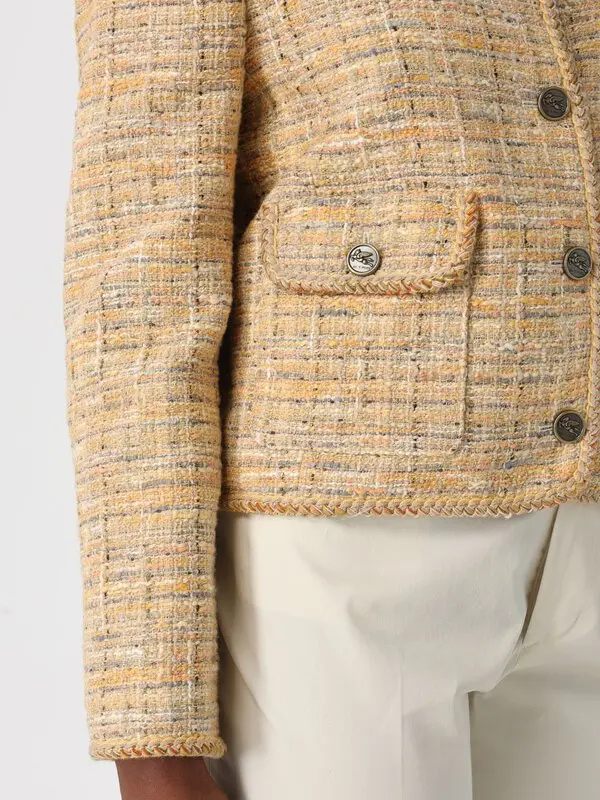 Etro Crewneck Cropped Jacket