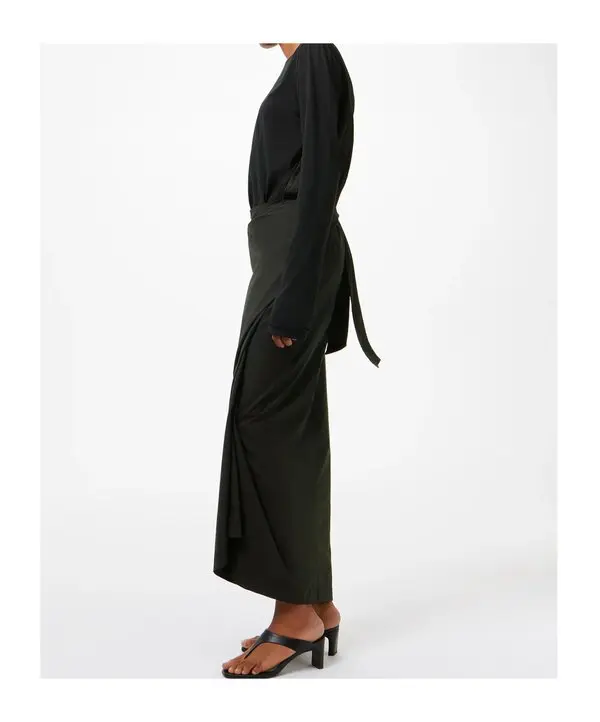 Our Legacy Twisted Wrap Dress - Black