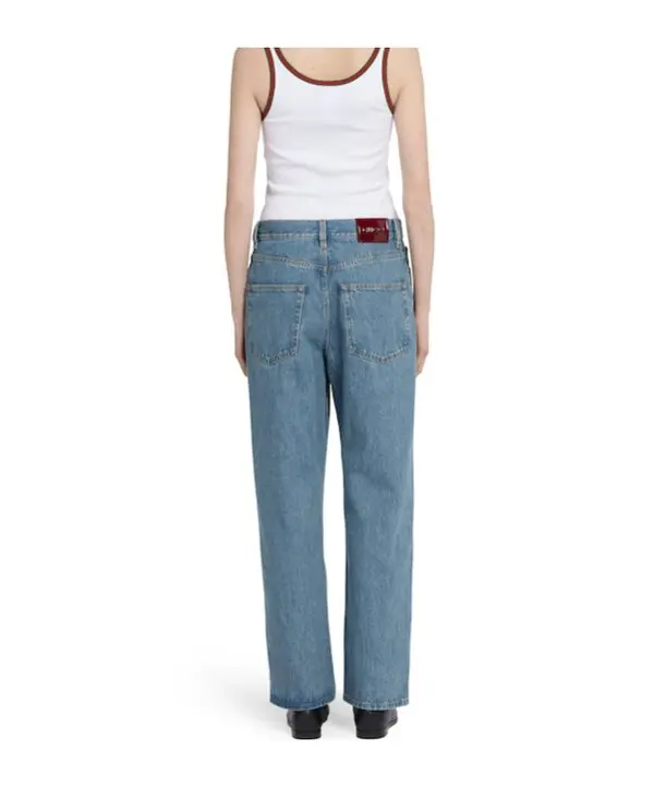 Gucci Loose Fit Denim Pants - Light Blue
