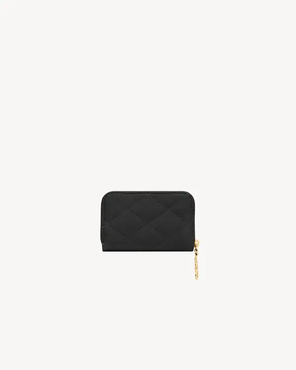 Saint Laurent Cassandre Bijou Change Purse - Black