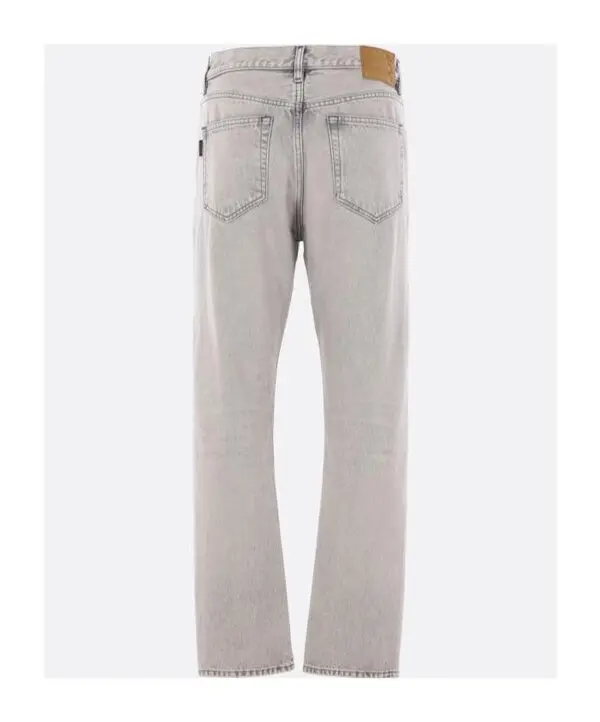 HAIKURE Acid Wash Straight Leg Jeans