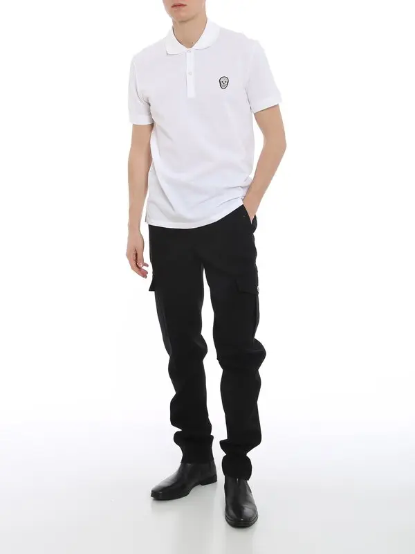 Alexander McQueen Logo Short-sleeved Polo Shirt