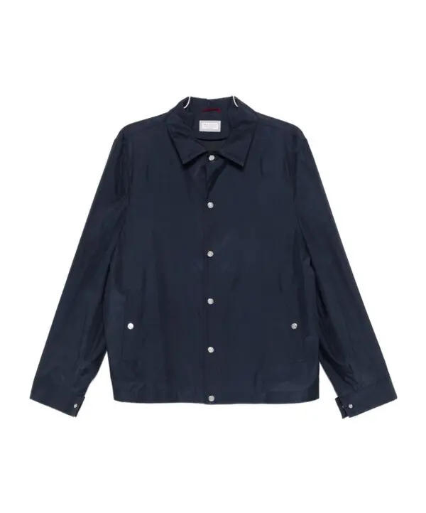 Brunello Cucinelli Silk Jacket - Blue