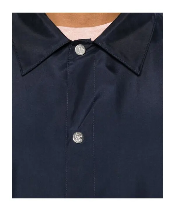 Brunello Cucinelli Silk Jacket - Blue