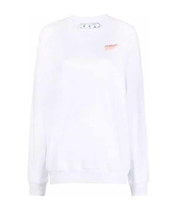 Off-White Arrows Printed Sweatshirt - White