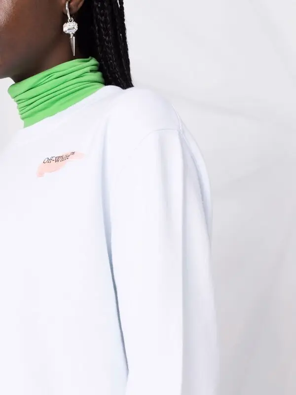 Off-White Arrows Printed Sweatshirt - White
