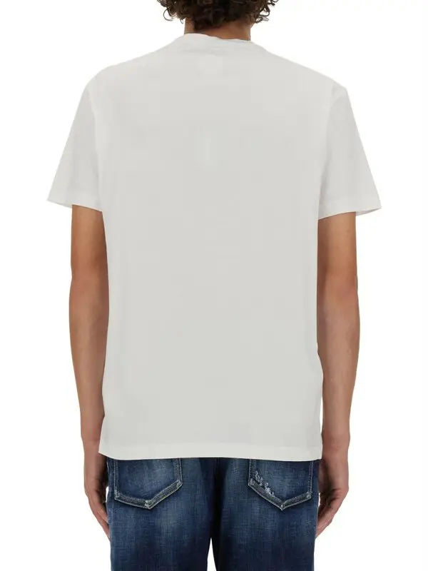 Dsquared2 Icon Printed Crewneck T-shirt - White
