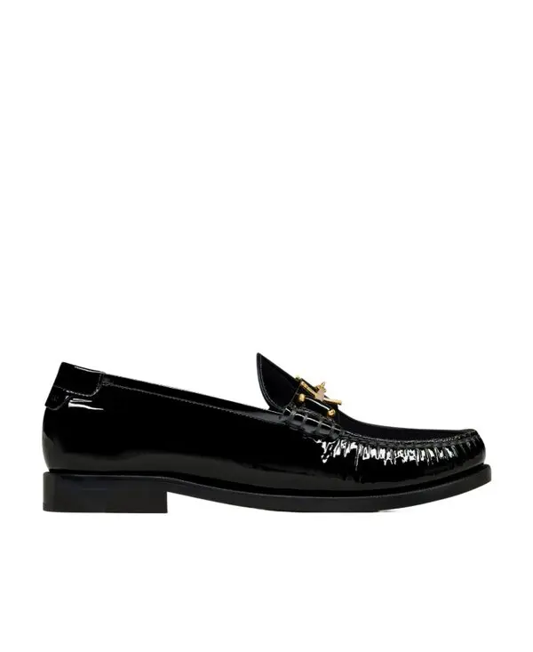 Saint Laurent Le Loafer Penny Slippers - Black
