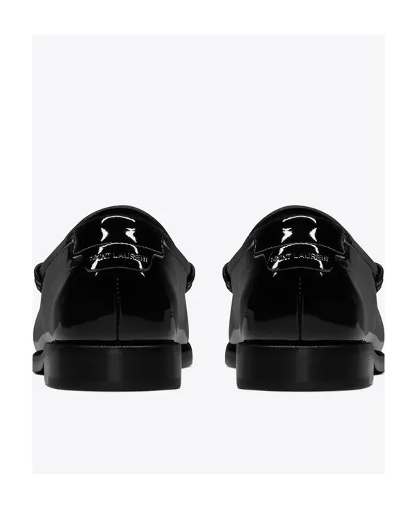 Saint Laurent Le Loafer Penny Slippers - Black