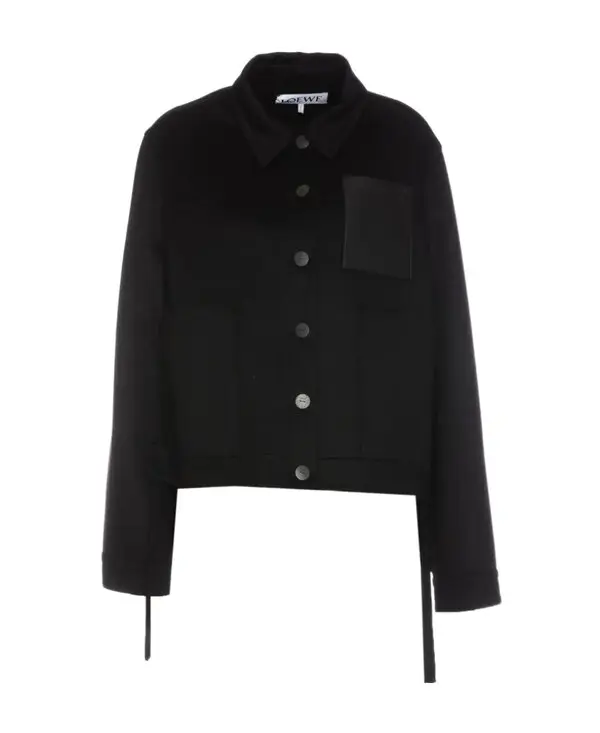 Loewe Relaxed Fit Workwear Jacket - Black