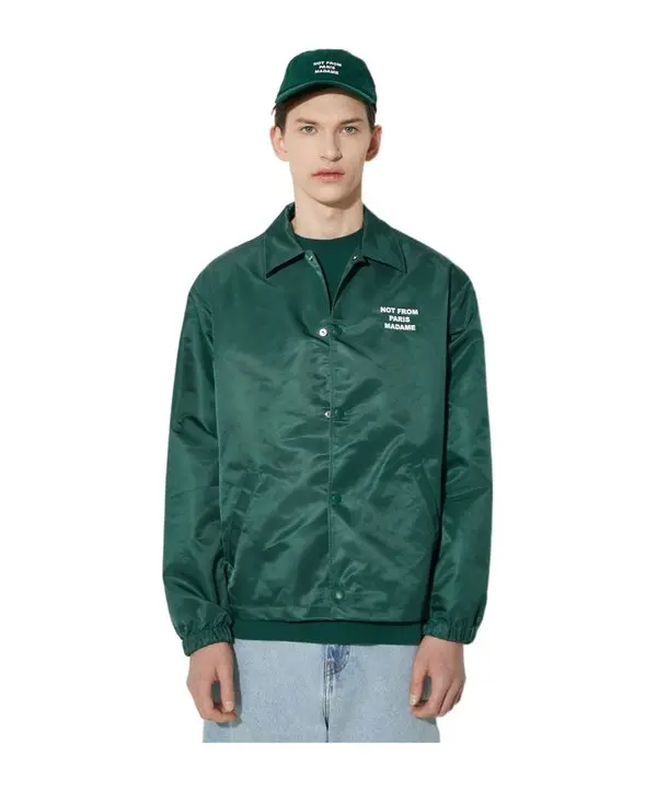 Drole De Monsieur Lightweight Slogan Jacket