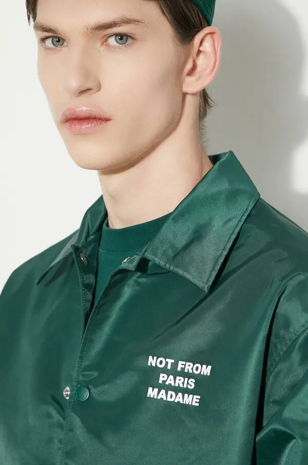 Drole De Monsieur Lightweight Slogan Jacket