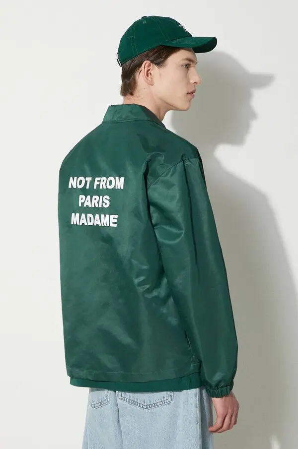 Drole De Monsieur Lightweight Slogan Jacket