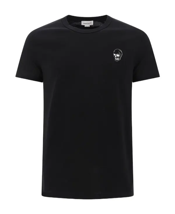 Alexander McQueen T-shirt With Round Neck And Short Sleeves