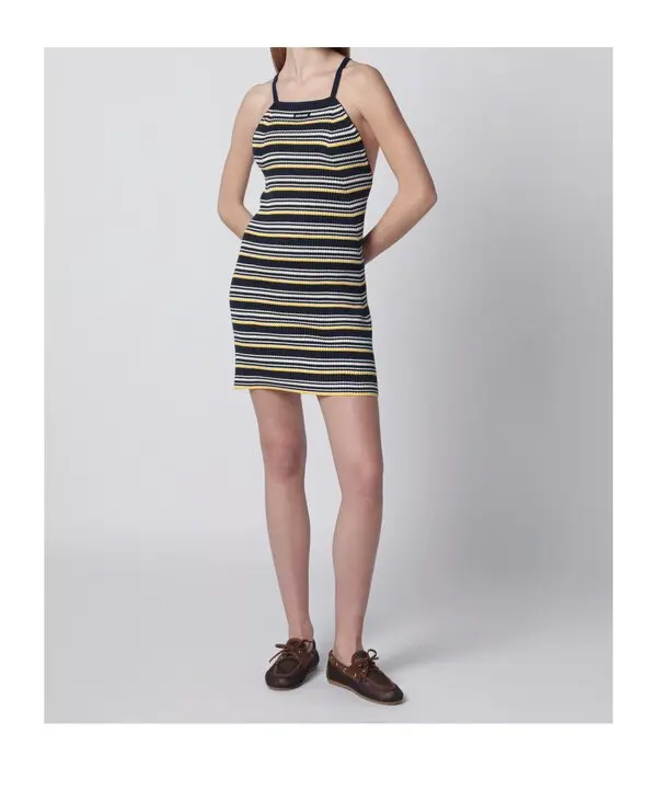 Miu Miu Striped Mini Dress