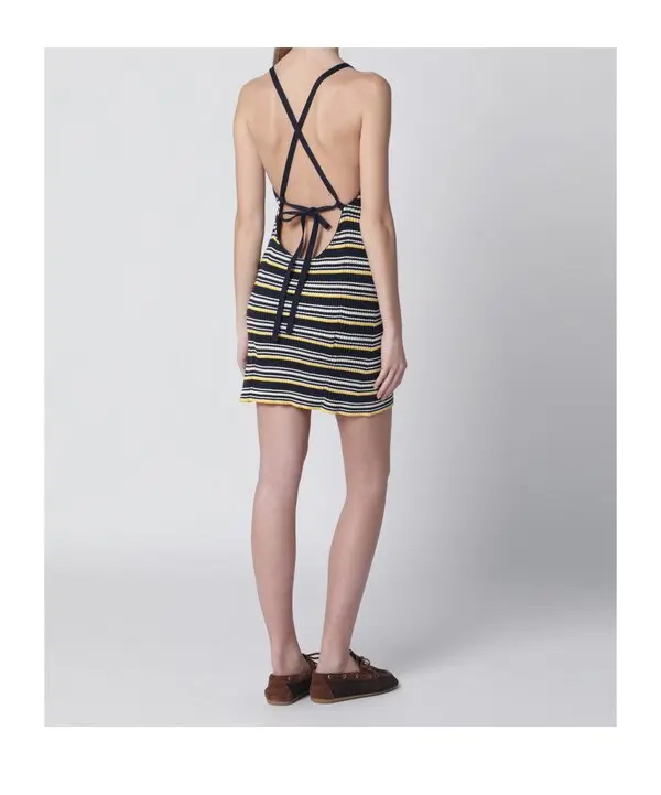 Miu Miu Striped Mini Dress