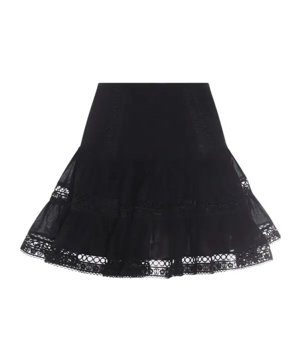 Charo Ruiz Ibiza Hortens Mini Skirt - Black